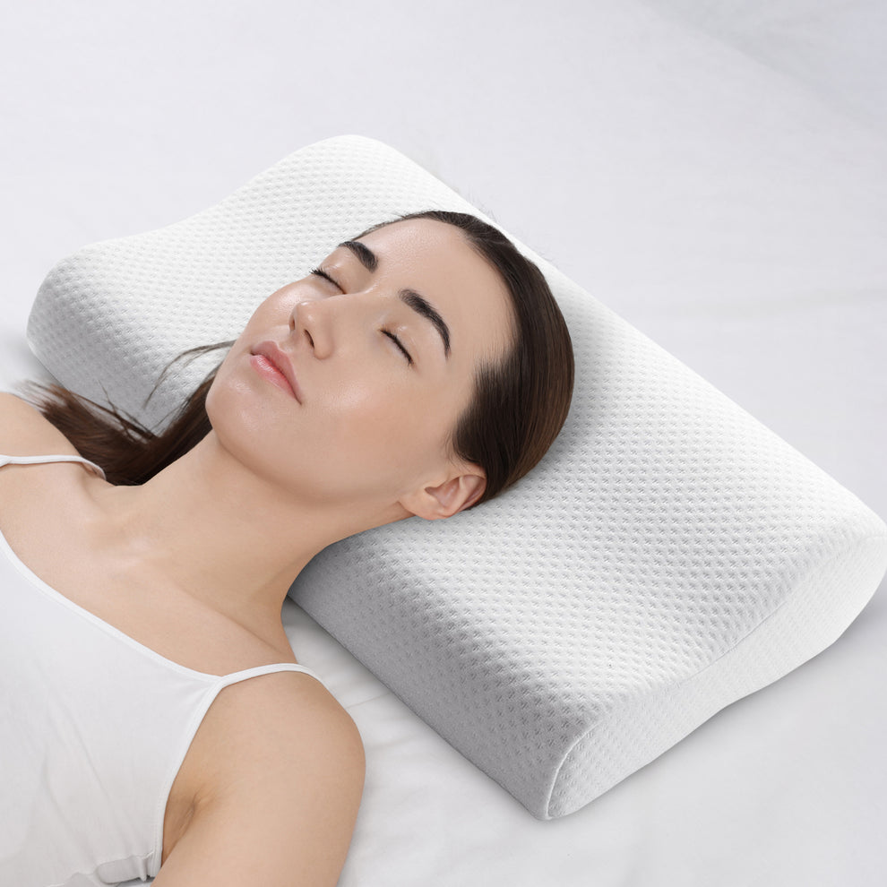 Cheer Collection Contour Memory Foam Pillow - Cheer Collection
