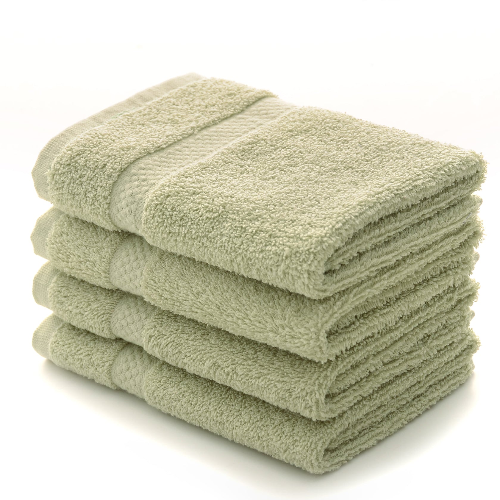 Cheer Collection 550 GSM Wash Cloth Set (Set of 4) - Assorted Colors ...